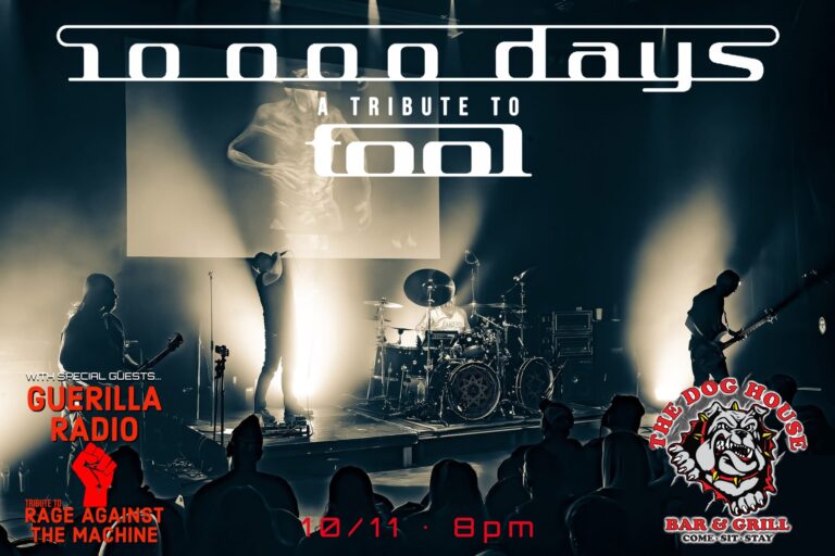 10,000 Days - A Tribute to Tool with Guerilla Radio (Tribute to Rage ...